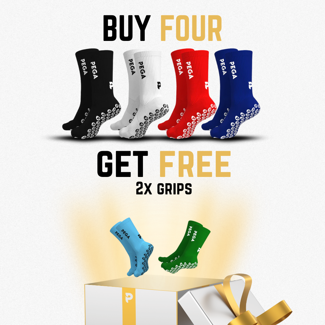 Grip Socks Bundle - 4 Pairs + 2 Free Pairs – Pega Sports